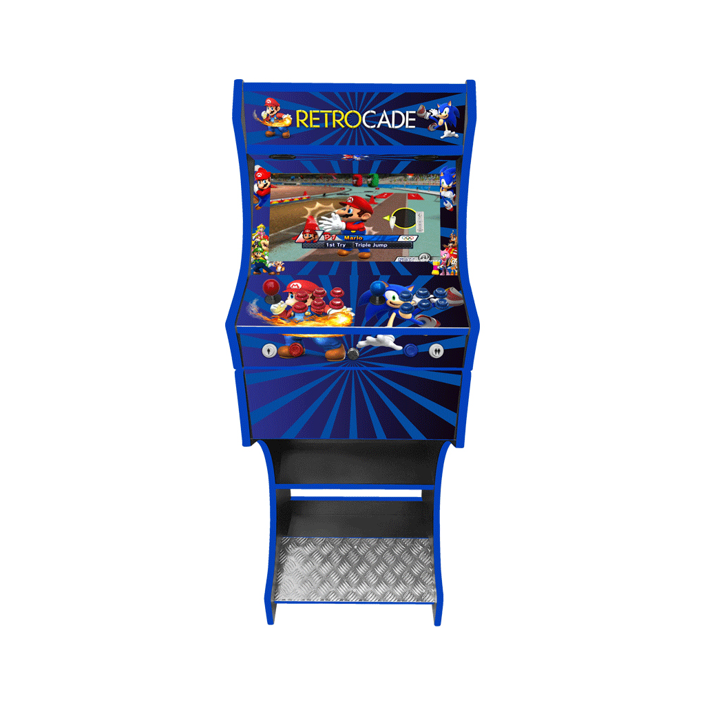 2 Player Arcade Machine - Retrocade Themed - Arcade Geeks